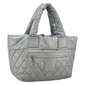 Chanel Pre-owned Vintage Nylon Tote Bag - - Pre-owned - Damen - Grau - ONE SIZE