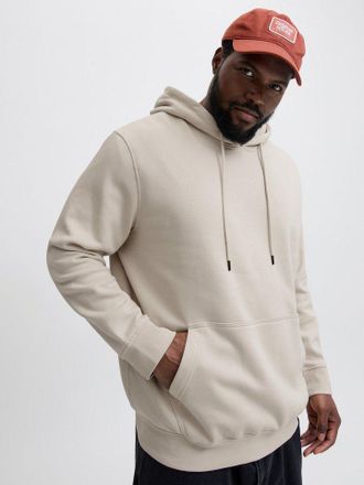 Jack & Jones Plus Size Kapuzensweatshirt JJESOHO SWEAT HOOD NOOS PLS mit Logobranding