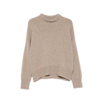 Aragona Turtleneck Ribbed-trim Sweater