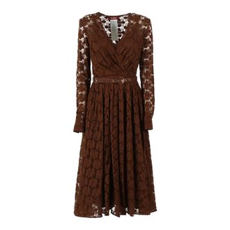 Max Mara Damen, Kleider, Braun, XLGr&ouml;&szlig;e