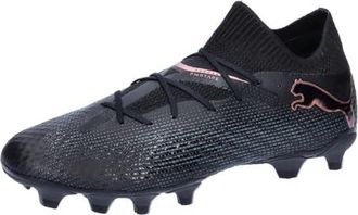 Puma Men Future 7 Pro Fg/Ag Chaussures de football, Black Copper Rose Metallic, 43 EU