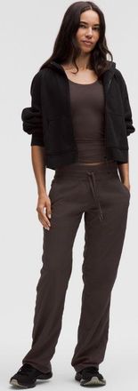 lululemon Dance Studio Hose mit mittelhohem Bund Volle Länge für Frauen - Größe 10 in Sequoia