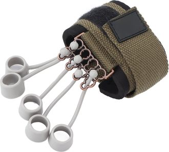 Generic Verstellbarer Fingertrainer, Silikon-Handgelenkschlaufe, Handgriffverst&auml;rker f&uuml;r &Uuml;bungstraining, Geeignet f&uuml;r Klettern, Tennis und Mehr (20 Pfund Rot)