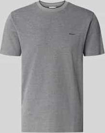 GANT T-Shirt mit Rundhalsausschnitt und Label-Stitching