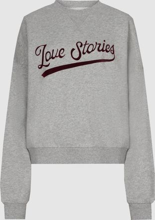 Love Stories Sweatshirt Sloane Light Grey