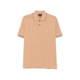 Emporio Armani Logo-embroidered Tipped Polo Shirt