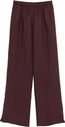 Forte_Forte Femme, Pantalons, Brun, Taille: 38 FR Wide Pantalons