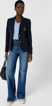 Gerard Darel T-shirt V fluide - MALVINE - Bleu ciel