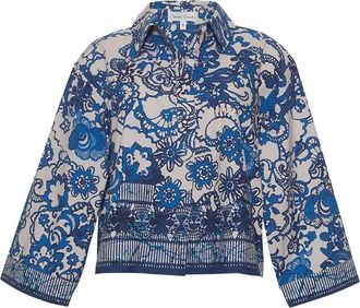 Cara Cara chemise boutonn&eacute;e &agrave; fleurs - Bleu