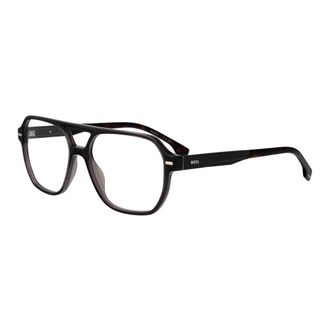 HUGO BOSS Homme, Accessoires, Gris, Taille: 56 MM Monture optique 1843