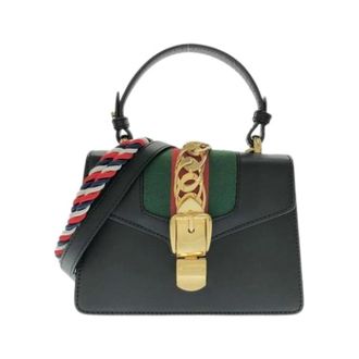 Gucci Sac Sylvie Pre-owned - Femme - Pre-owned - Noir - Taille: ONE Size