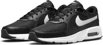 Nike Sneaker NIKE SPORTSWEAR AIR MAX SC, Damen, Gr. 42,5, schwarz-wei&szlig; (schwarz, wei&szlig;, schwarz), Leder, Textil, kontrastfarbene Details, unifarben, Schuhe 