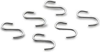 Lacor 60700 Aufhangehaken, 6er Set, Edelstahl 18/10