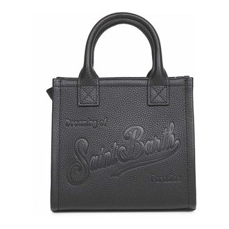 MC2 Saint Barth Schwarze Ledertasche - - Bags - Damen - Schwarzk - ONE SIZE
