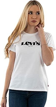 Levi's Femme The Perfect Tee T-Shirt, Modern Vintage White, XS