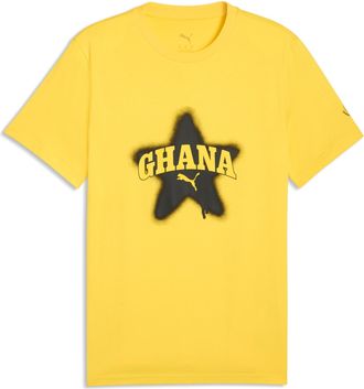 Puma T-shirt ftblCulture Ghana Homme, Accessoires, Jaune, XXL
