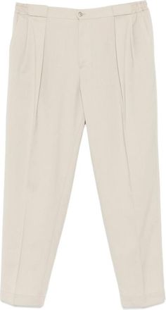 BRIGLIA 1949 Pleated Wool-blend Trousers
