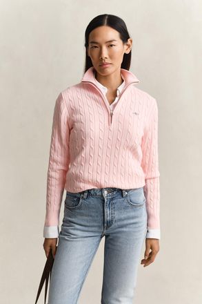 GANT Damen Zopfstrick Troyer (XXXL) APRICOT Rosa