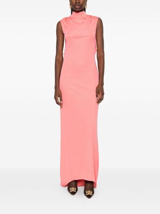 Tom Ford Womens Long Dress Pink Viscose
