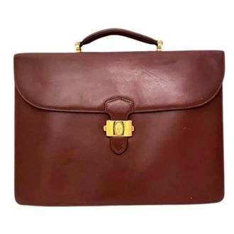 Cartier unisex, Pre-owned, Rouge, Taille: ONE Size Pre-owned Must Briefcase