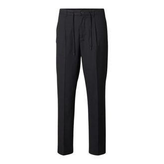 Selected Homme, Pantalons, Noir, Taille: S/M Chinos