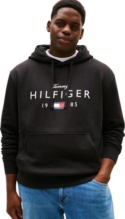 Tommy Hilfiger Herren Bt-Brndlove Big Hilfiger Hoody-B Mw0Mw42997 Kapuzenpullover, Black (Black), 4XL Plus