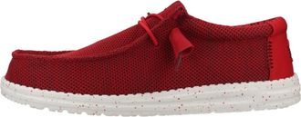 Hey Dude Homme, Chaussures, Rouge, Taille: 43 EU Wally Stretch Sox