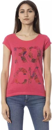 Trussardi Femme, Tops, Rose, Taille: 40 FR Action Short Sleeve T-Shirt