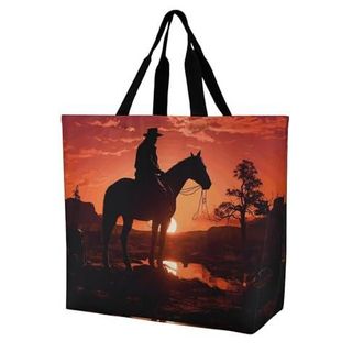 Generic Cowboy West Sac A Main Femme D&eacute;contract&eacute; Sacs Pliable Sac Cabas Pour Quotidienne Shopping Travail
