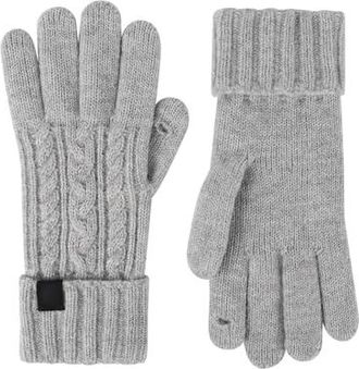 Generic Gants dhiver pour femmes, gants dhiver pour temps froid, gants chauds en tricot pour femmes, mitaines pour femmes (gris, A)
