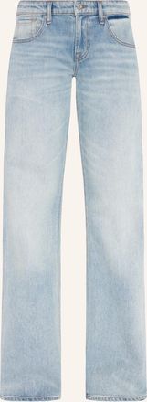 7 For All Mankind Jeans Low Straight Straight Fit blau