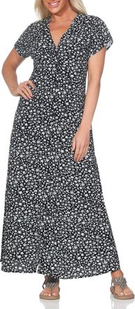 Only Damen Kleid ONLNOVA LIFE VIS MOLLIE LONG DRESS AOP (DE/NL/SE/PL, Alphanumerisch, XL, Regular, Regular, Lily Pad 628 Dreaming floral)