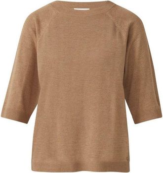 s.Oliver Kurzarmpullover Strickpullover Leichter Kurzarm-Strickpullover