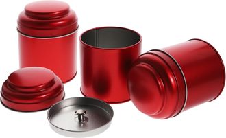DOITOOL DIYEAH 3 St&uuml;ck Teiliges Tee dose aus Blech mit Luftdichtem Deckel Kompakte Aromatherapie wachs Aufbewahrungsbeh&auml;lter f&uuml;r Losen Tee und S&uuml;&szlig;igkeiten Tra