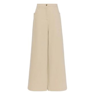 Max Mara Damen, Hosen, Beige, XSGr&ouml;&szlig;e