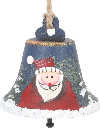 SOLUSTRE Rustikale Weihnachtsglocken Deko Langlebige DIY Anh&auml;nger f&uuml;r Christbaum Vielseitige Xmas Baumdekoration f&uuml;r B&uuml;ro Party und Festliche Wohnr&auml;ume