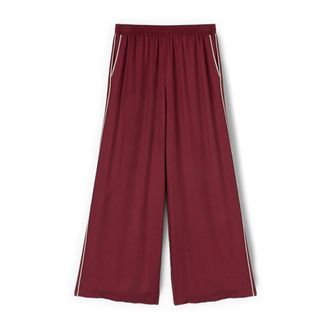 Motivi Palazzo-Hose aus Viskose-Twill - - Trousers - Damen - Rot - S