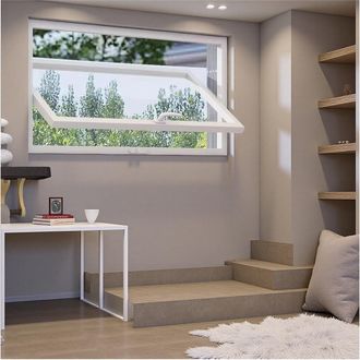 Generic Rechteckiges Fenster mit Rahmen aus Aluminiumlegierung und geh&auml;rtetem Glas, um 360&deg; drehbares Bullaugenfenster-Schiebefenster f&uuml;r L&uuml;ftungsbeleuchtung 