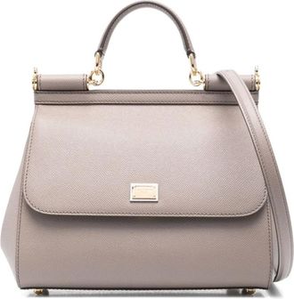 Dolce & Gabbana Femme, Sacs, Gris, Taille: ONE Size Sicily Tote