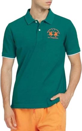 La Martina Polo &agrave; manches courtes en piqu&eacute; - Homme - Tops - Vert - Taille: 3XL
