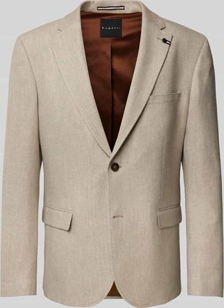 Bugatti Regular Fit Sakko mit Leinen-Anteil