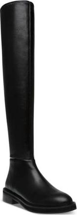 Steve Madden Bottes montantes Leza pour femme, noir, 40 EU