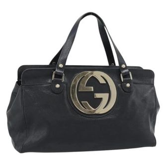 Gucci Sac &agrave; main vintage Pre-owned - Femme - Pre-owned - Noir - Taille: ONE Size