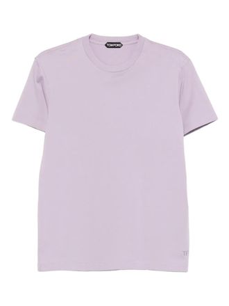 Tom Ford t-shirt à col rond - Violet