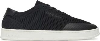 Calvin Klein Homme, Chaussures, Noir, Taille: 42 EU Baskets en textile - Logo patché