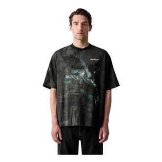 Off-white T-shirt Dark Caravaggio - Homme - Tops - Noir - Taille: S