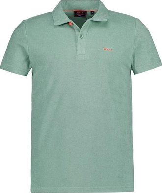 N.Z.A. Herren Polo-Shirt gr&uuml;n Baumwoll-Frottee