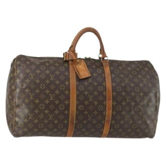 Louis Vuitton Sac Week-end Vintage en Toile Pre-owned - Femme - Pre-owned - Brun - Taille: ONE Size