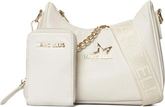 Marc Ellis Femme, Sacs, Blanc, Taille: ONE Size Ariel Star Shoulder Bag