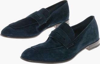 Ermenegildo Zegna Suede Penny Loafers LASOLA with Leather Sole Ermenegildo Zegna